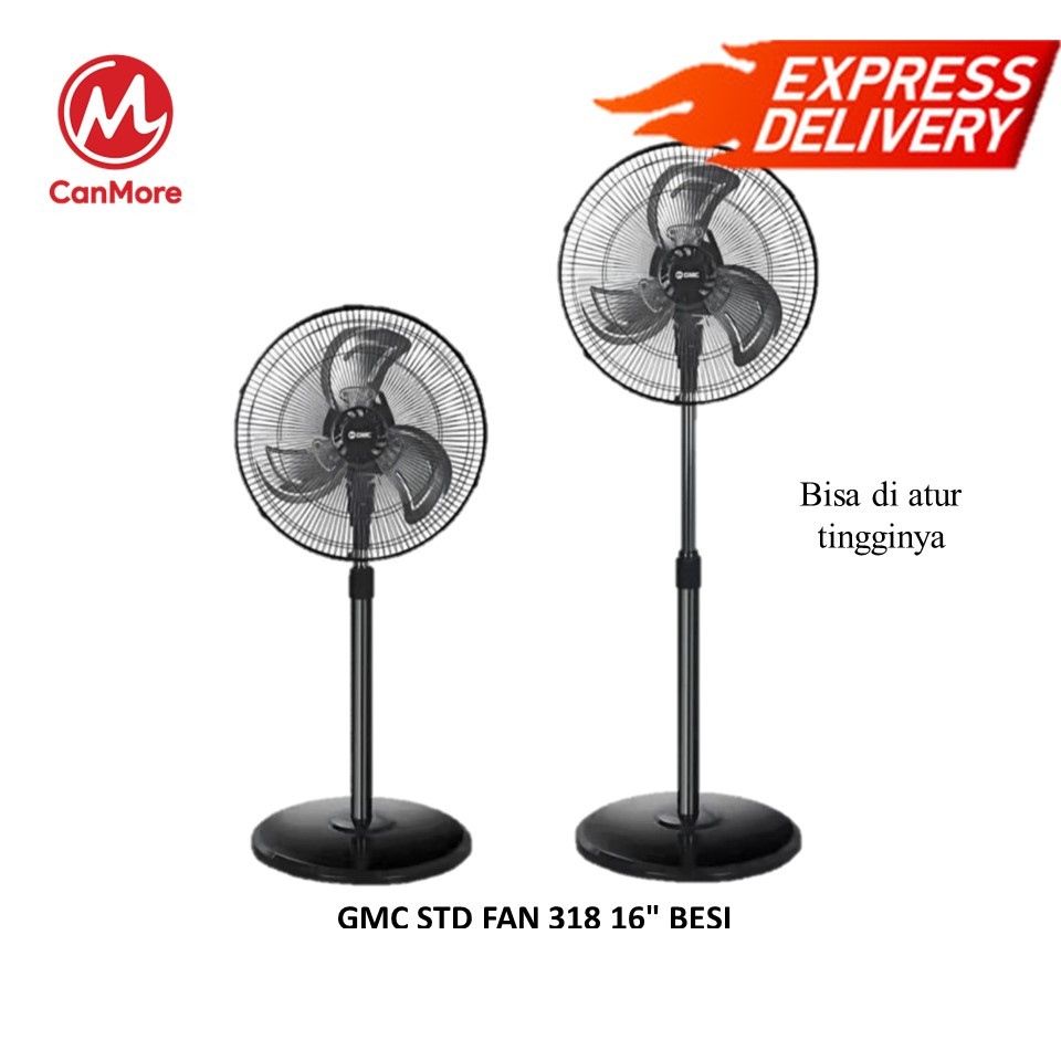 Jual Kipas Angin GMC Standing Fan 318 16" BESI / Stand Fan / 16 Inch ...