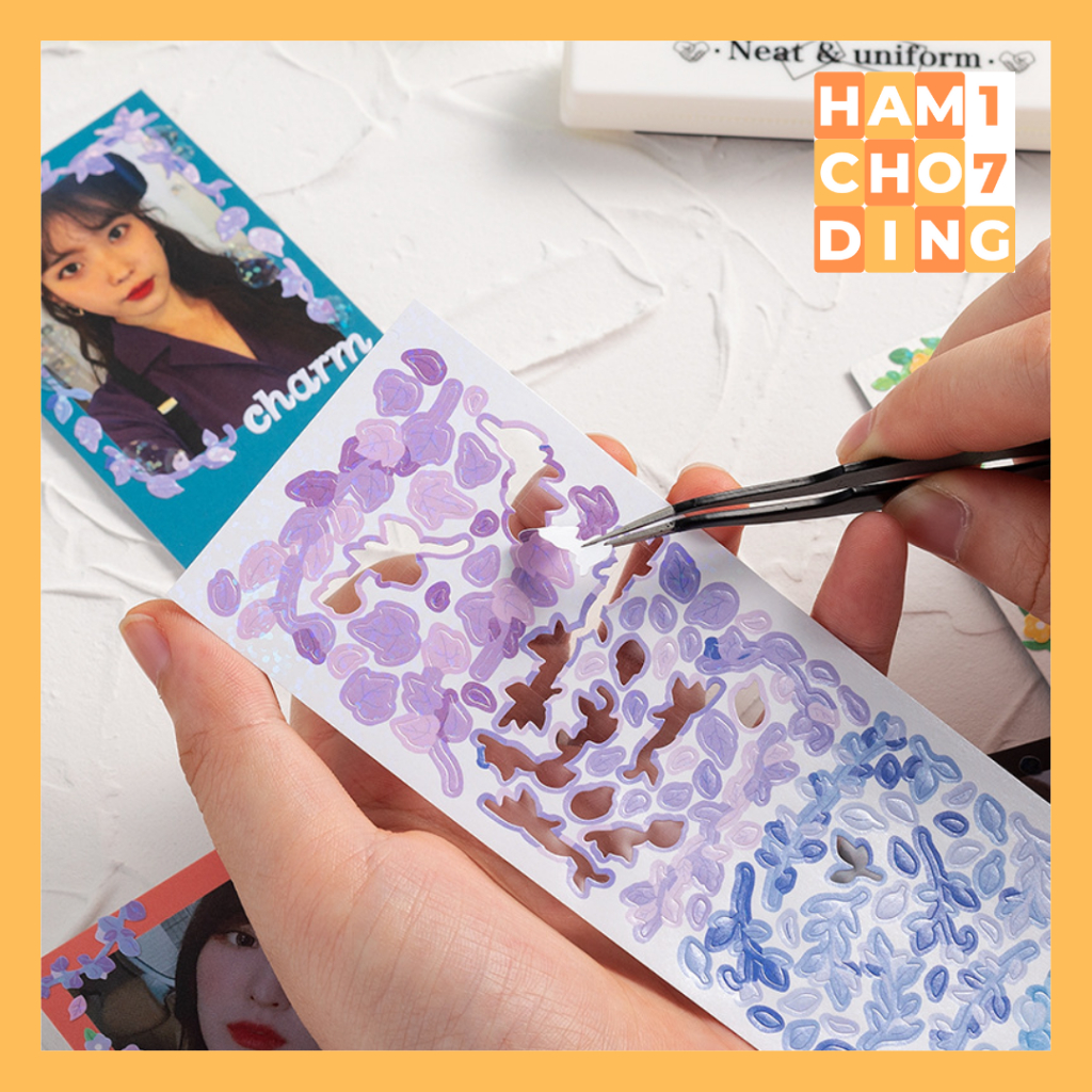 Jual STICKER LEAF/DAUN COLOURFUL STIKER FOR PHOTOCARD PC DECO | Shopee ...