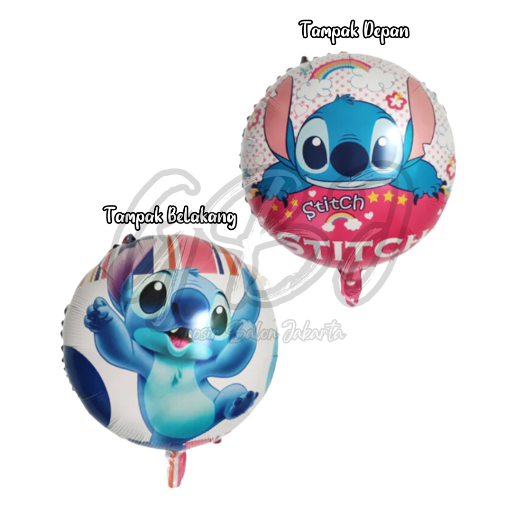 Jual Balon Foil JUMBO Stitch Angel / BULAT Lilo and Stich | Shopee ...