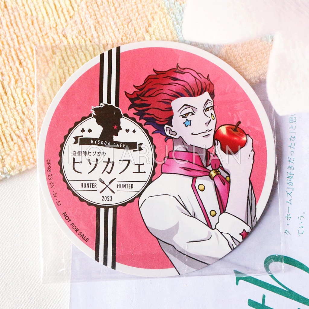 Jual [OFFICIAL] HUNTER x HUNTER Hisoka Cafe x Animate - Coaster ...