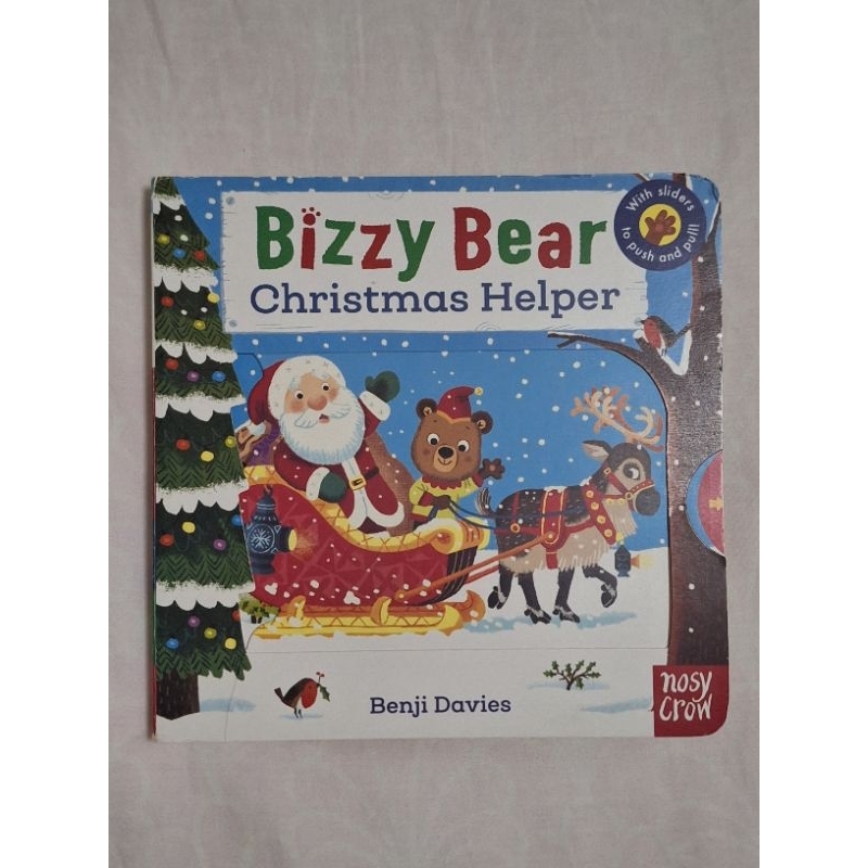 Jual Bizzy Bear Christmas Helper Board Book - Slide Push Pull book ...
