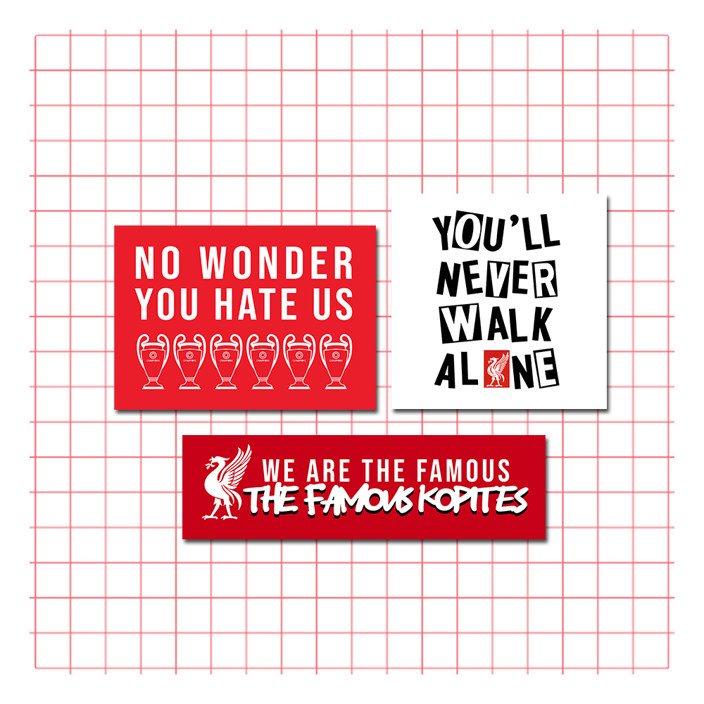 Jual Sticker Pack Liverpool The Reds YNWA | Shopee Indonesia