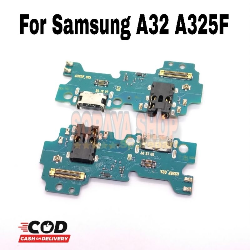 Jual Papan Cas Samsung A32 A325F Ori 100% iC Pcb Board Mic Konektor Charger | Shopee Indonesia
