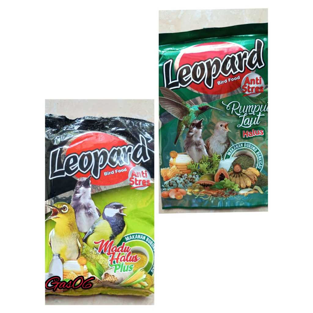Jual VOER LEOPARD PAKAN BURUNG HALUS PLUS ANTI STRES | Shopee Indonesia