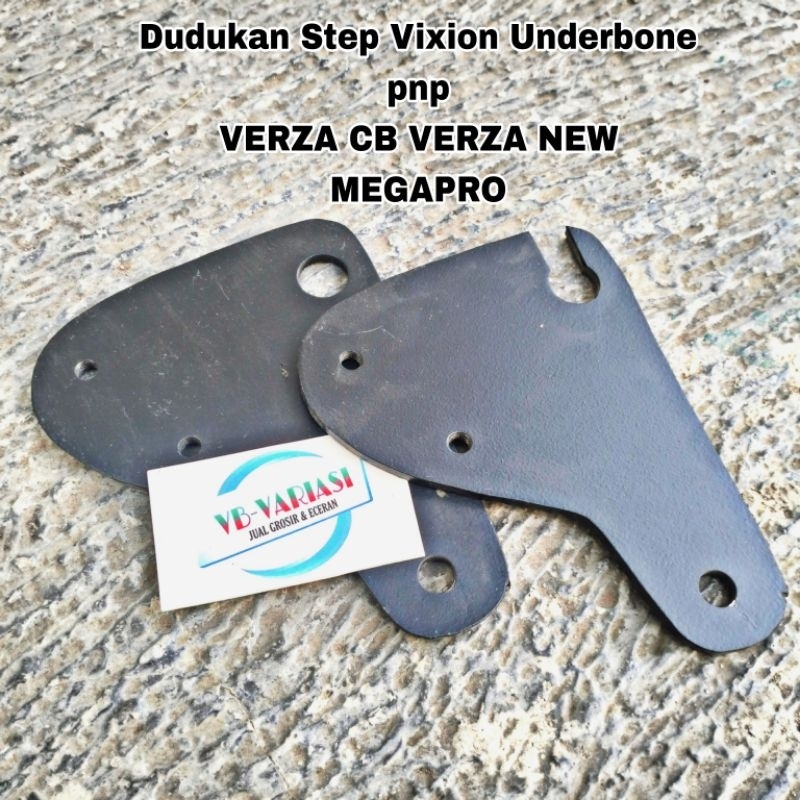 Jual (Murah) Breket Dudukan Step Underbone vixion pnp Verza Cb Verza ...
