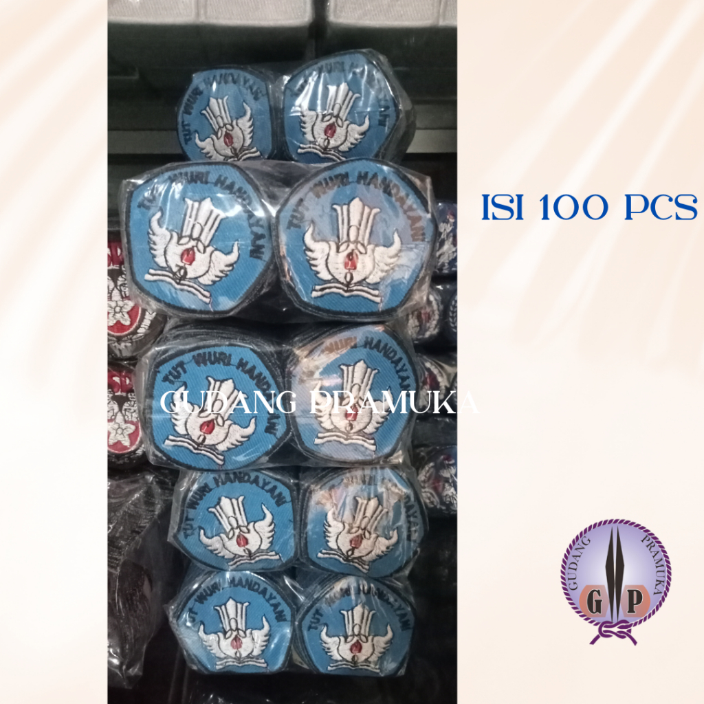 Jual GRODIR (ISI 100 PCS) LOGO TUTU WURI HANDAYANI/ BADGE TUT WURI ...