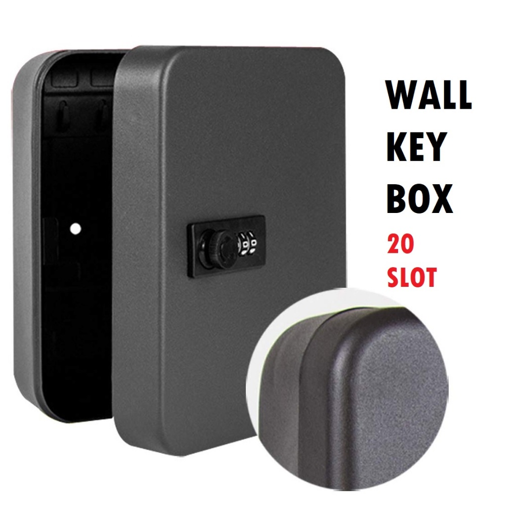 Jual Key Box gantungan kunci tempel dinding Brankas Kunci dinding ...