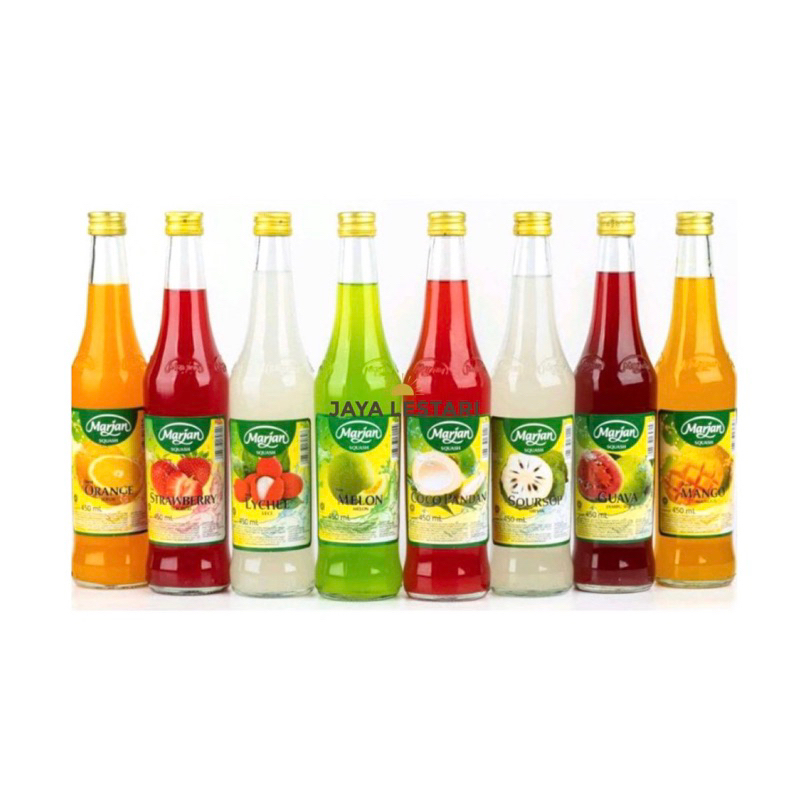 Jual Marjan Sirup Squash (450ml) (10 Varian Rasa) | Shopee Indonesia