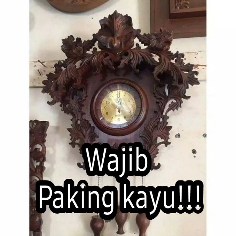 Jual Jam dinding Ukir bunga | Shopee Indonesia