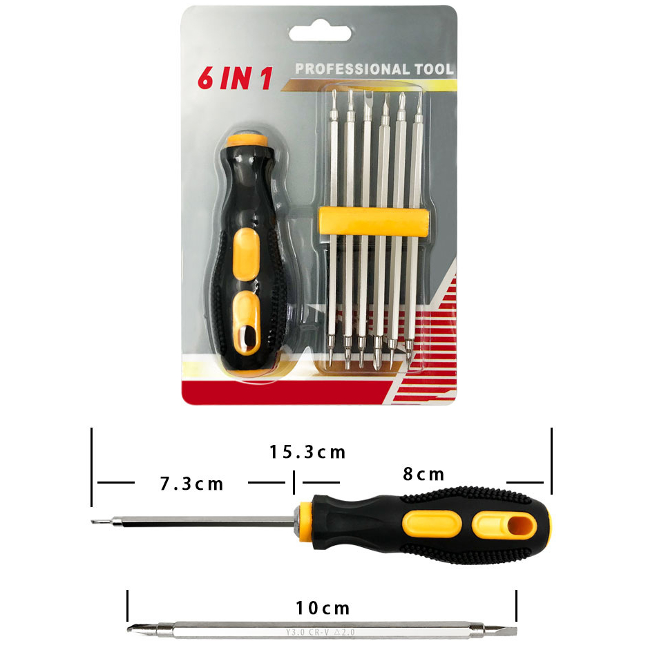 Jual UneedTools Obeng Set 7 Pcs Bolak Balik - 12 Mata Obeng Y/U plum ...