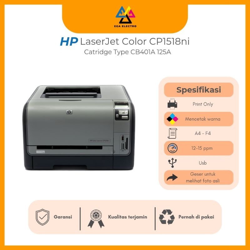 Jual printer warna hp laserjet CP1518ni printer foto laserjet - printer ...