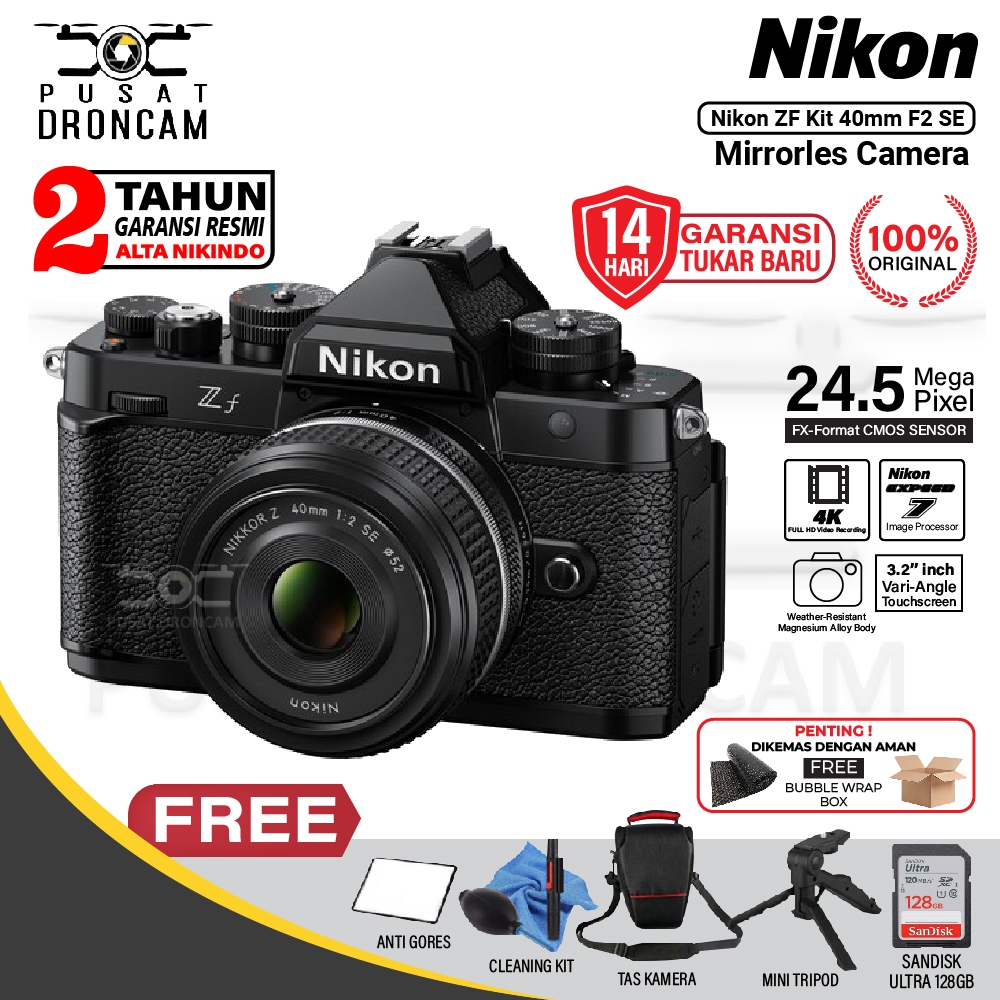 Jual Nikon ZF Kit 40mm F2 SE Kamera Mirrorless Z F Camera ZF Original Resmi | Shopee Indonesia