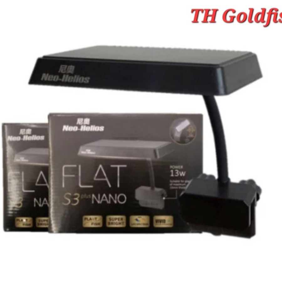 Jual Lampu Led Jepit Nano Slim WRGB Aquarium Aquascape Neo Helios Flat ...