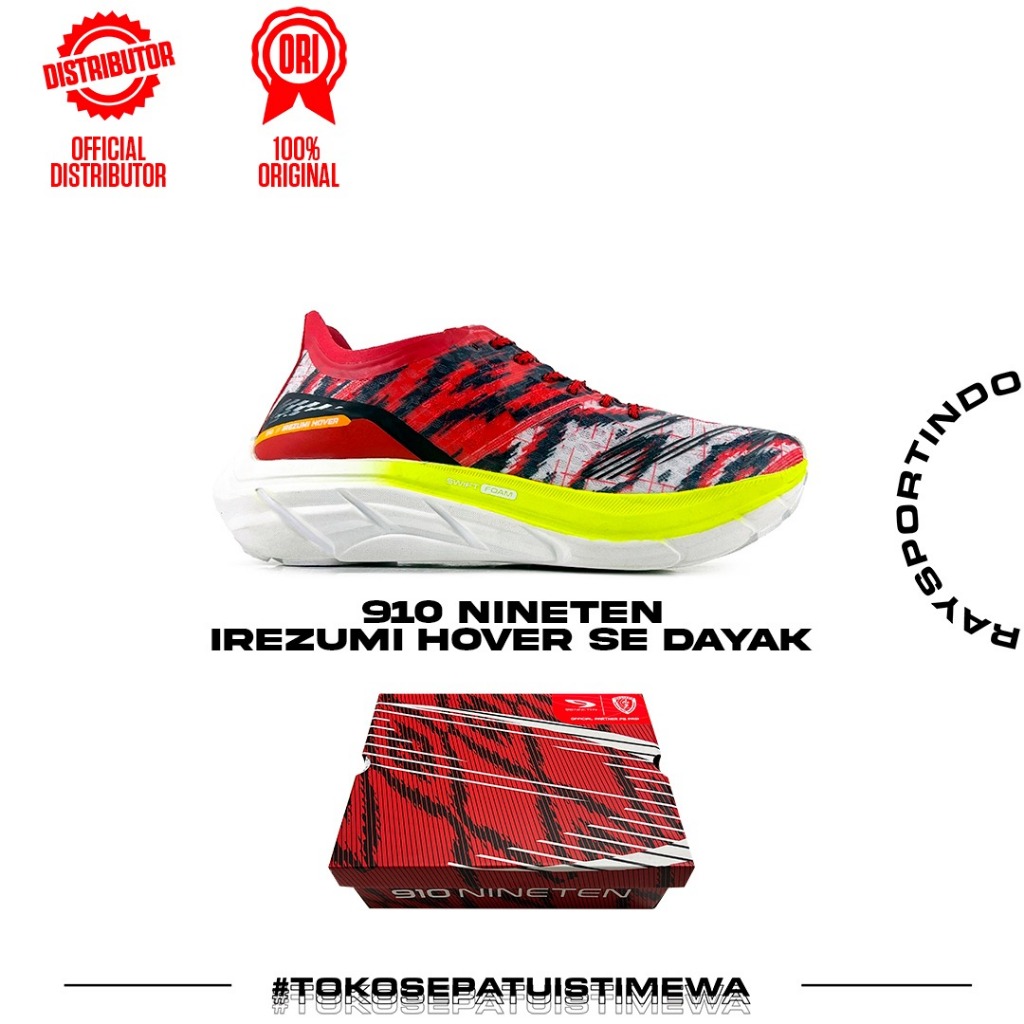 Jual NINETEN 910 IREZUMI HOVER SE DAYAK MERAH/HITAM | Shopee Indonesia