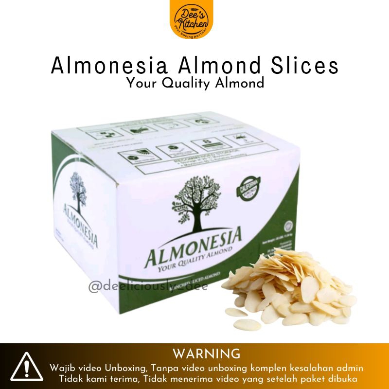 Jual Almond Slice Mentah 100gr (repack) | Shopee Indonesia