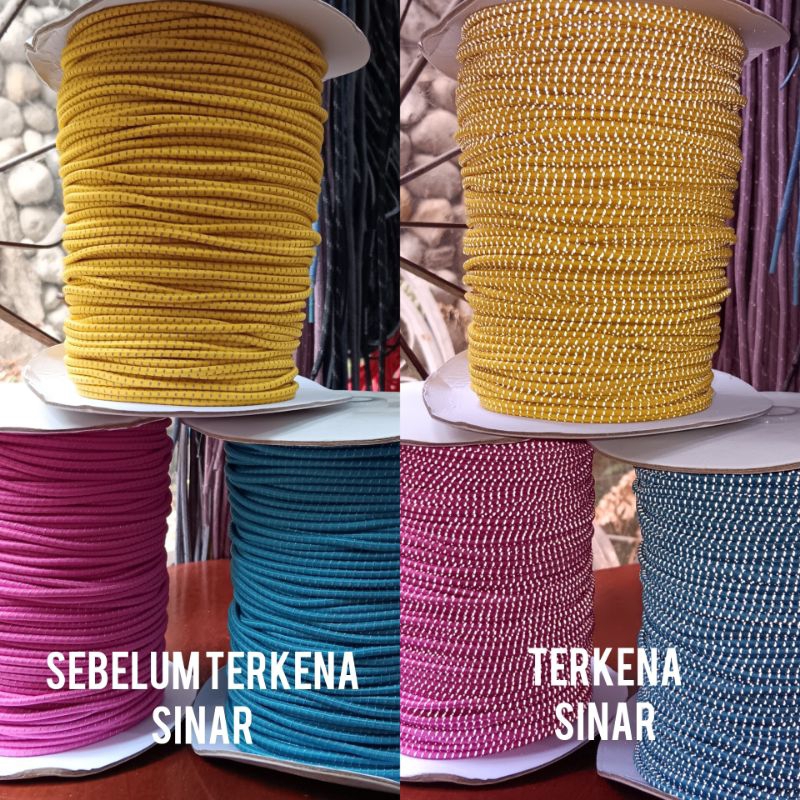 Jual TALI STRING REFLEKTIF TALI ELASTIS TALI KARET FRAME TENDA | Shopee ...