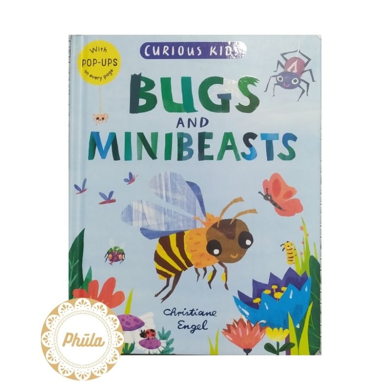 Jual buku bbw curious kids: bugs and minibeasts pop up book | Shopee ...