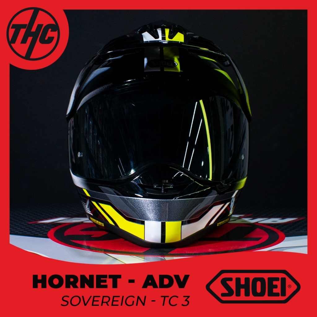 Jual SHOEI HORNET ADV SOVEREIGN TC 3 YELLOW FULL FACE TOURING HELMET ...