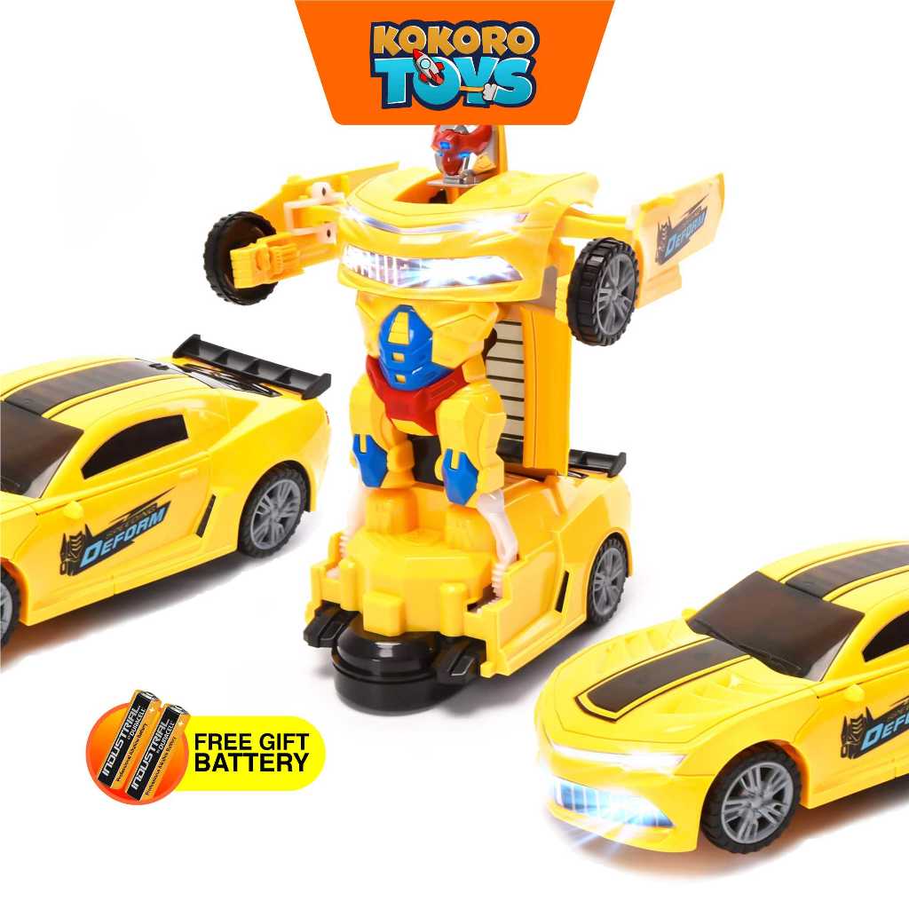 Jual ROBOT TRANSFORMER BUMBLEBEE BERUBAH MENJADI MOBIL / ROBOT BUMBLE ...