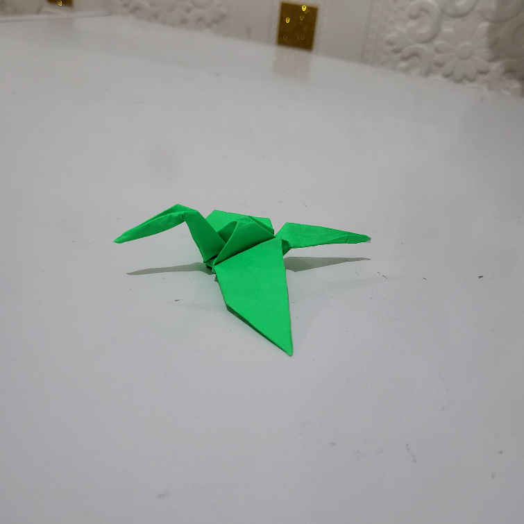 Jual Origami bangau 10x10/origami burung/origami crane/origami angsa ...