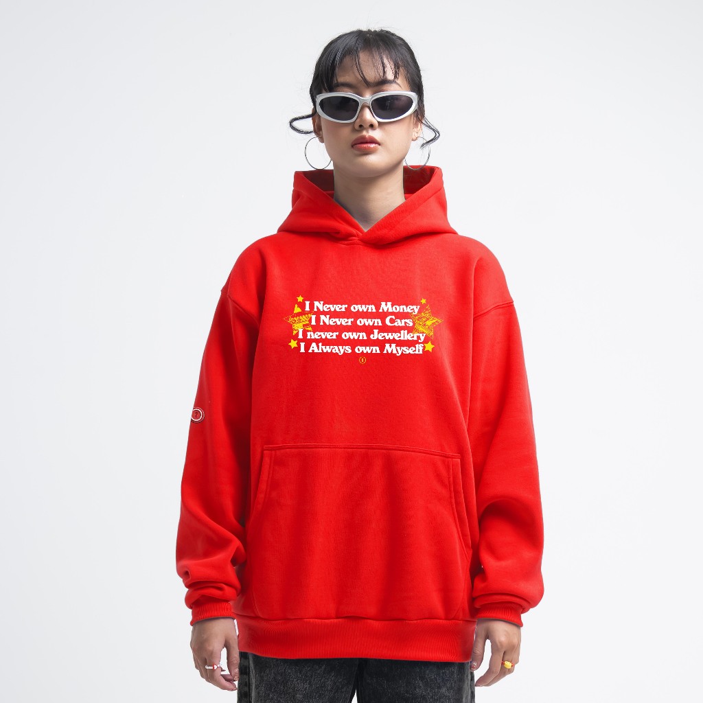 Jual Owners Hoodie Oversized - Mantra Red | Shopee Indonesia