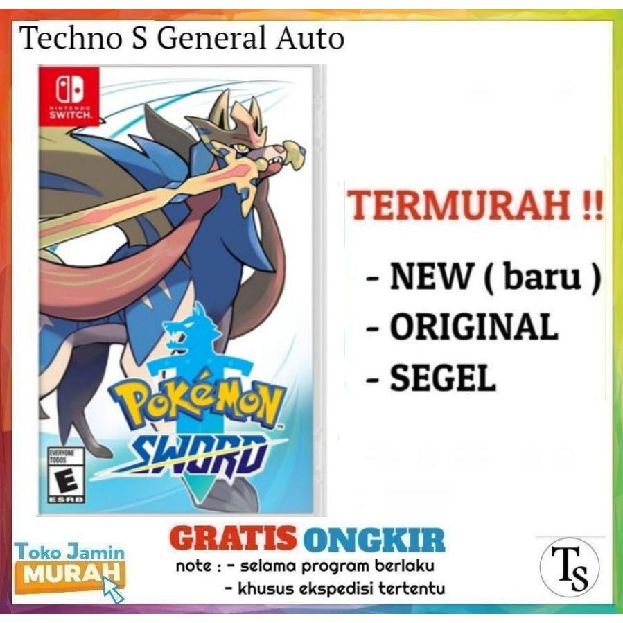 Jual Nintendo Switch Pokemon Shield - Switch Pokemon sword | Shopee ...