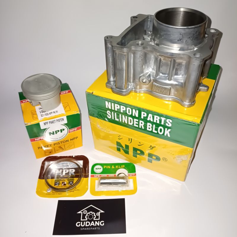 Jual PAKET BLOK SEHER CYLINDER BLOK + PISTON KIT NPP Vixion NVL 2012-2014 1PA | Shopee Indonesia