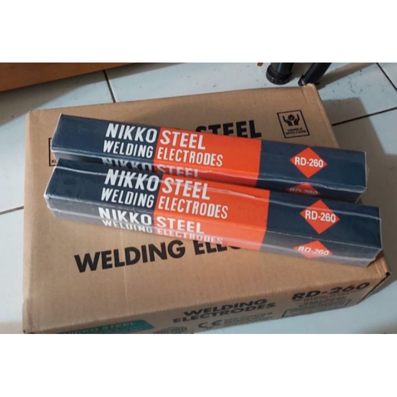 Jual Kawat las besi RD 260 2mm x 300 mm 1/2 kg | Shopee Indonesia