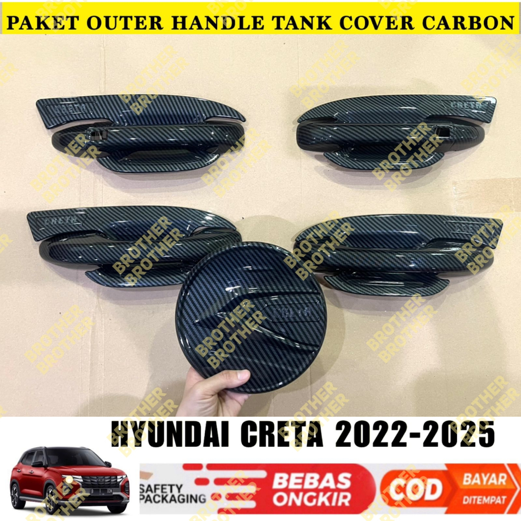 Jual Paket Outer Handle Tank Cover Hyundai Creta 2022 2023 2024 2025 Up ...