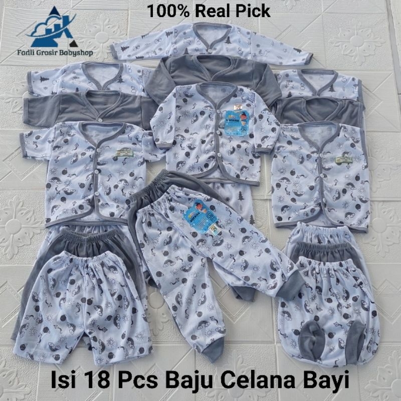 Jual 36 Pcs Paket Lahiran Bayi Newborn Baju Bayi Celana Bayi Jumper ...