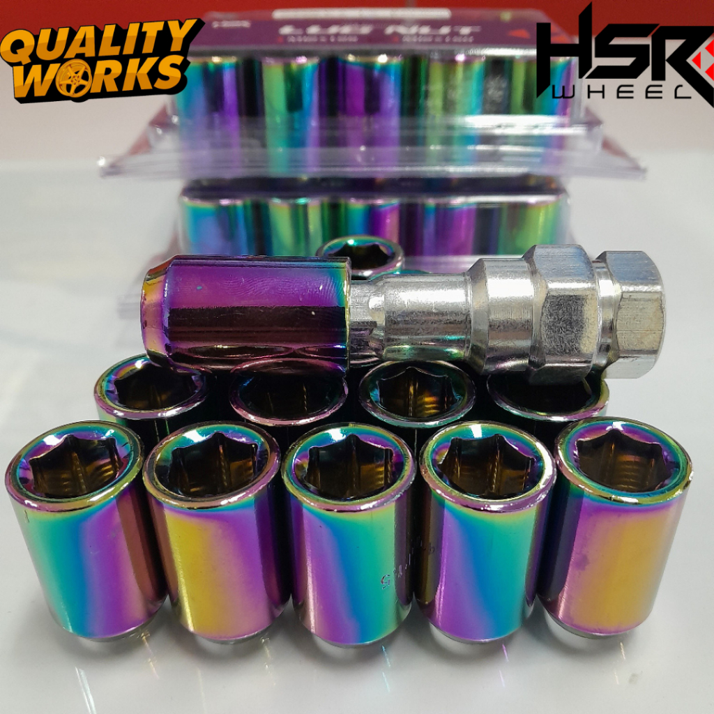 Jual Baut Mur Roda Velg racing Seneca - Mur kunci L ukuran drat 1,25 ...