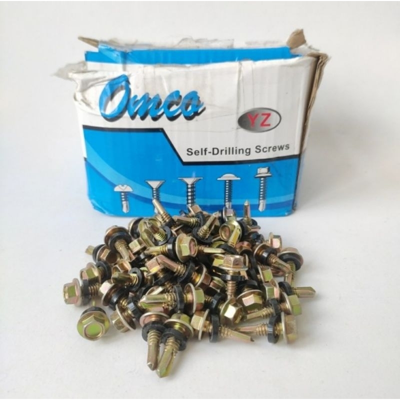 Jual Baut Rumping Roofing 12x20 12 x 20 isi 10 pcs Sekrup Baja Ringan ...