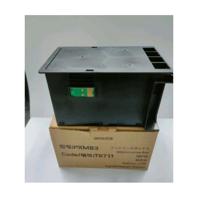 Jual Maintenance Box Epson T6711 ( PXMB3) Epson L1455 wf7611 wf3521 New ...