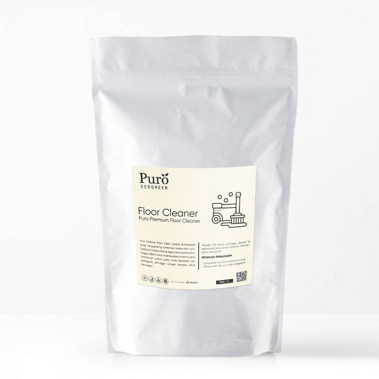 Jual PURO PREMIUM Refill Floor Clean Pouch 2 Liter | Shopee Indonesia