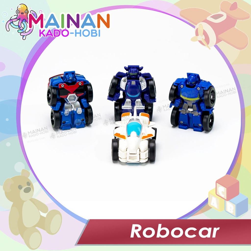 Jual MAINAN ANAK MINIATUR ROBOCAR ACTOBOT ROBOT DEFORM TRANSFORM CAR ...