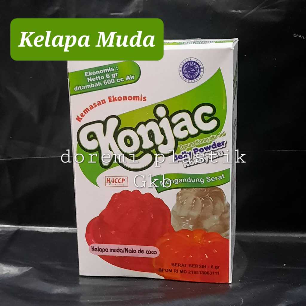 Jual Konjac Jelly Powder 6gr 12gr/ agar agar jeli konjac / jeli agar ager mangga coklat anggur ...