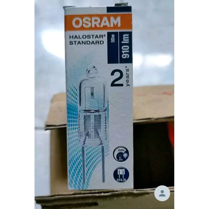 Jual Halogen 12V 50W Osram Lampu Original Bentuk Kacang 12 Volt 50 Watt ...