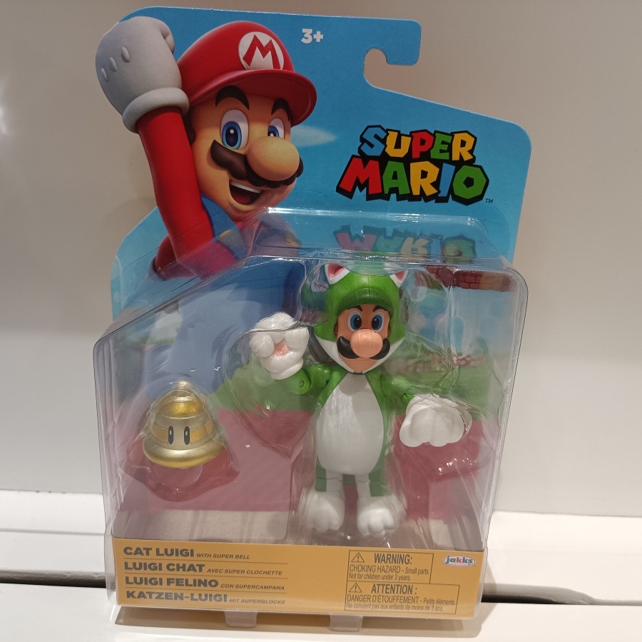 Jual Mario Figure Luigi Figure Cat Luigi Big Figure ORI Nintendo ...