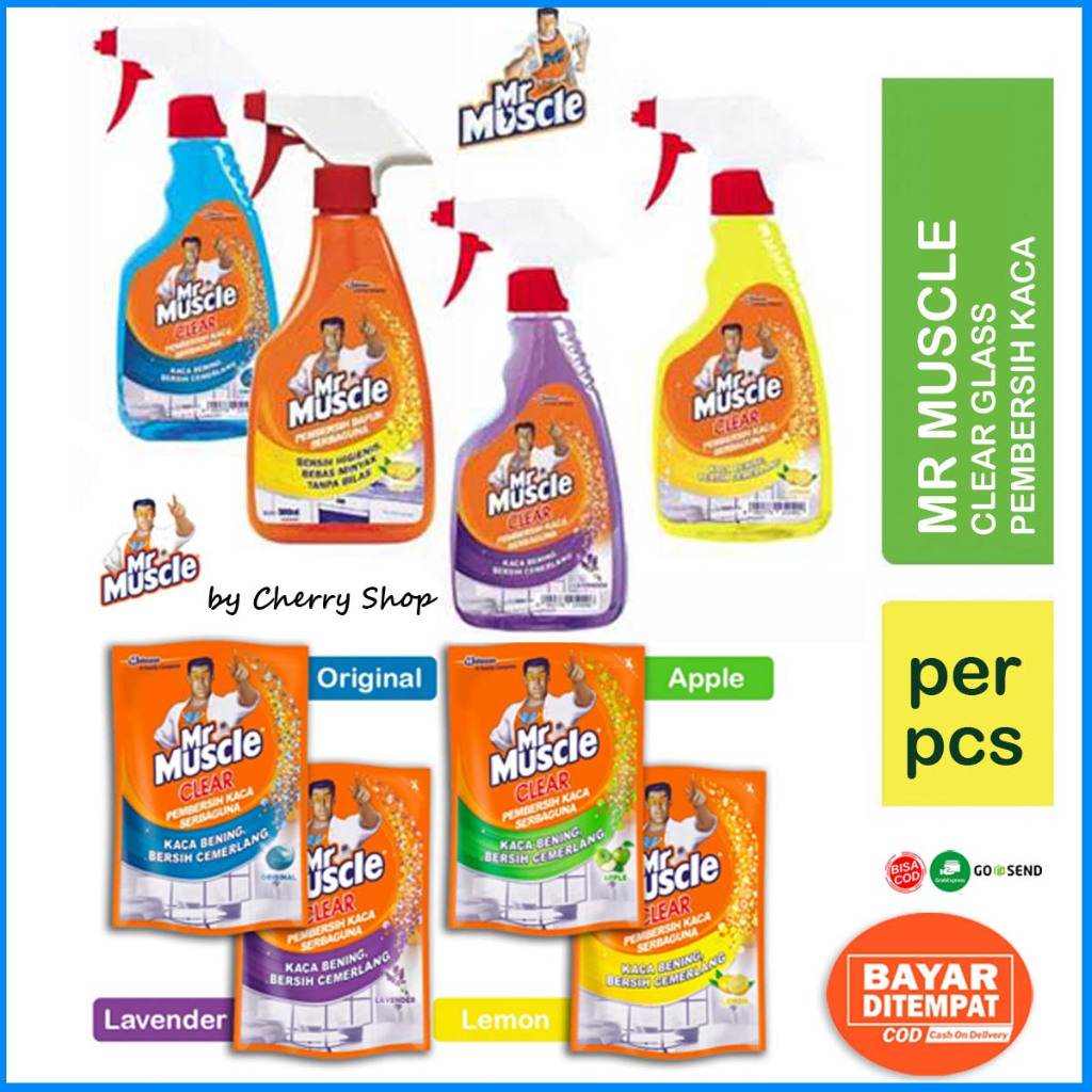 Jual [REFILL 400ML | PUMP 500ML | PEMBERSIH KACA] Mr. Muscle Glass ...