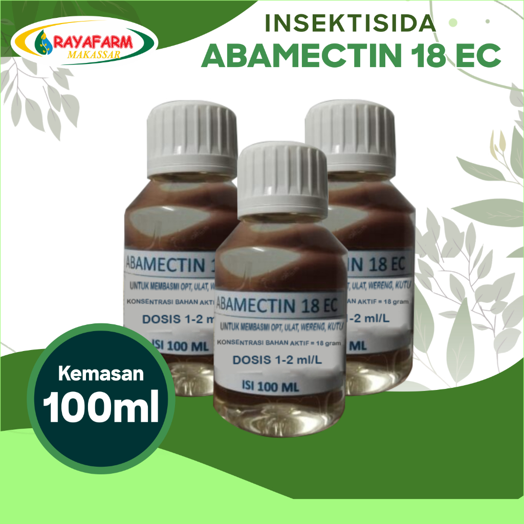 Jual Insekstisida Abamectin / Abamektin 18 EC kemasan 100ml | Shopee ...