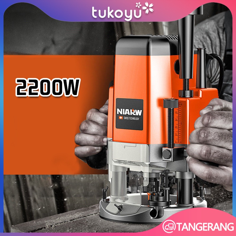 Jual Mesin Profil Kayu Electric Wood Router 2200W/Mesin Profil Kayu ...