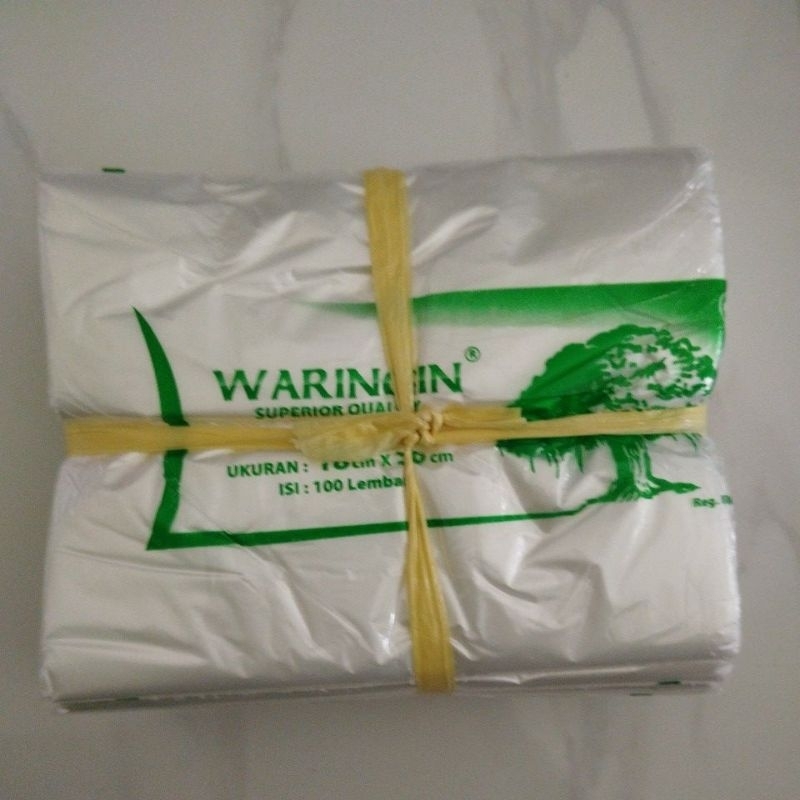 Jual GROSIR Waringin Plastik HD ATP 18x36 2 kg 1 ikat isi 10 pack ...