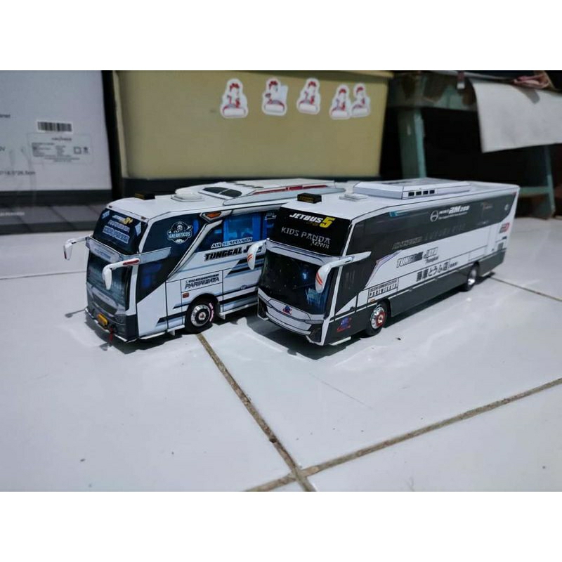 Jual Miniatur bus Tunggal Jaya KIDS PANDA JB5 Takumi Edition initial D ...