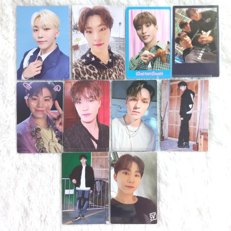 Jual pc set seungkwan jeonghan dokyeom woozi vernon sg23 caratland ...