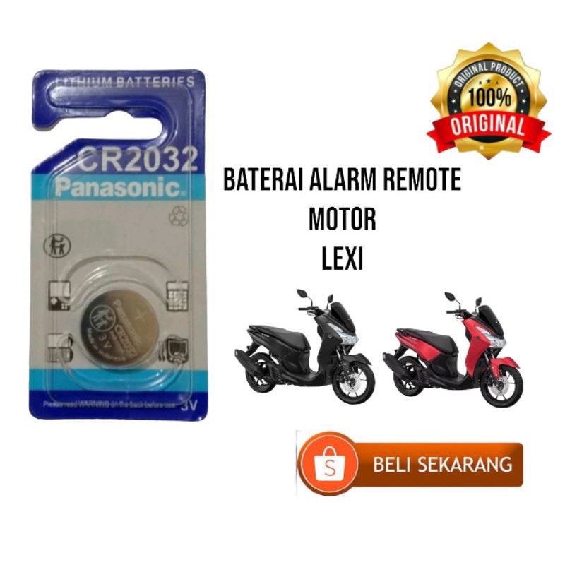 Jual Baterai Panasonic Alarm Remote Motor Lexi Original Bawan Pabrik ...