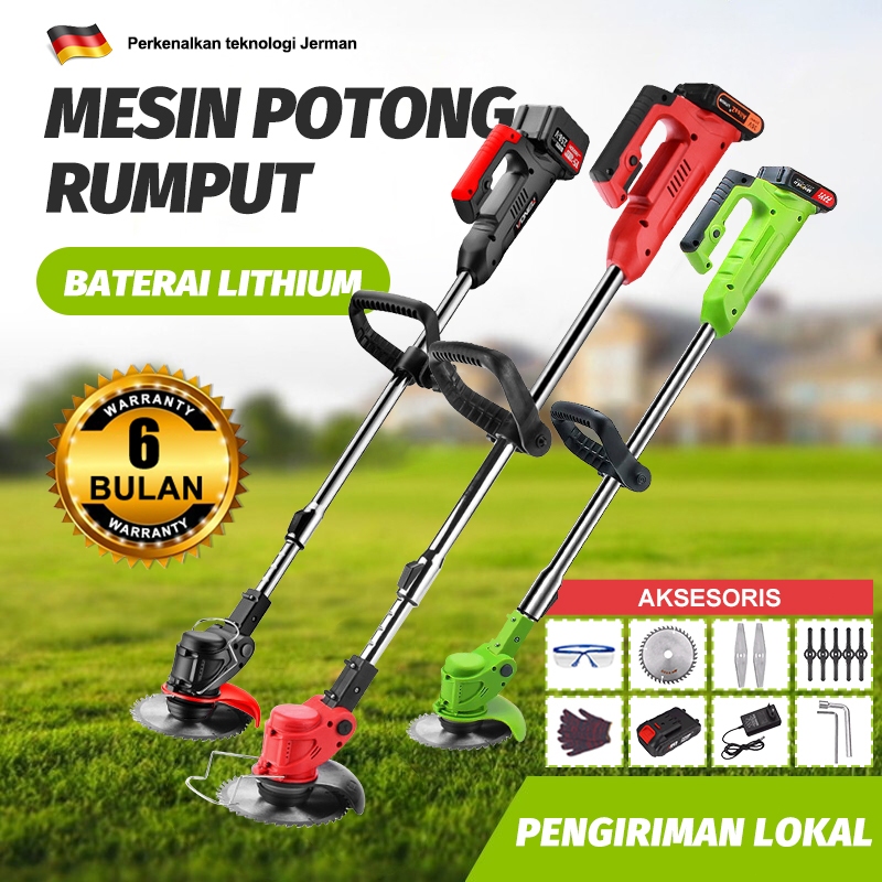 Jual Mesin Potong Rumput Batrai Mesin Pemotong Rumput Listrik Pemotong ...