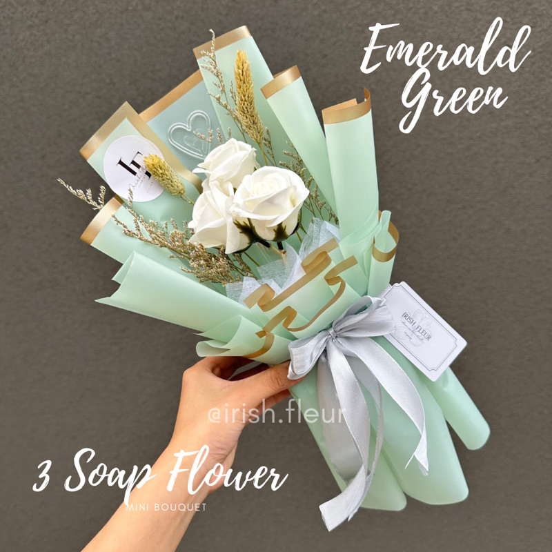 Jual IRISH.FLEUR Triple Soap Mini Flower Bouquet / Buket Bunga Sabun ...