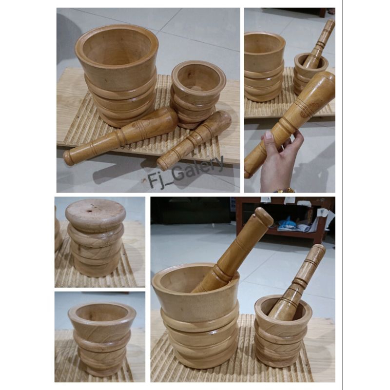 Jual Lumpang Kayu geprek free alu | Shopee Indonesia