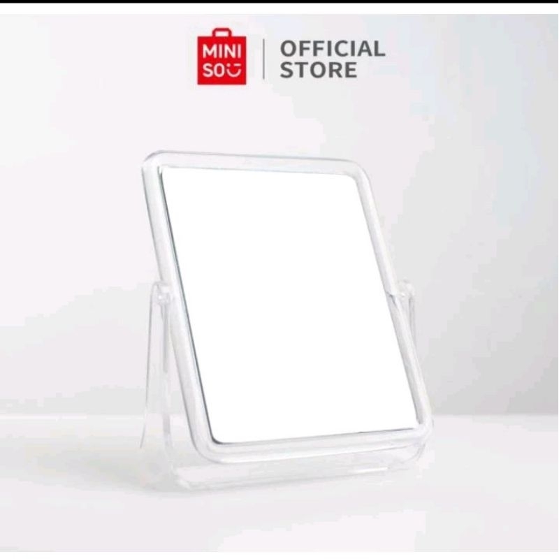 Jual Miniso Mirror 2 Sisi Double Cermin Portable Kaca Rias Persegi Kaca ...
