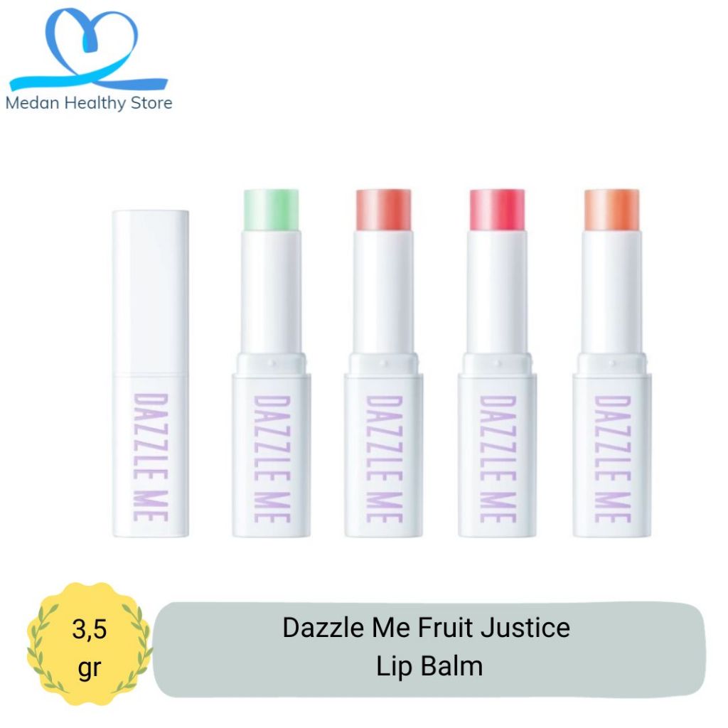 Jual DAZZLE ME Fruit Justice Lip Balm with stain/Pelembab Bibir Lip ...